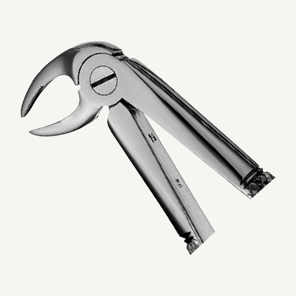 33A Lower Roots Forceps - Orange Instruments